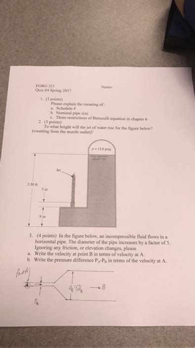 Solved Explain The Meaning Of Schedule It Nominal Pipe Chegg