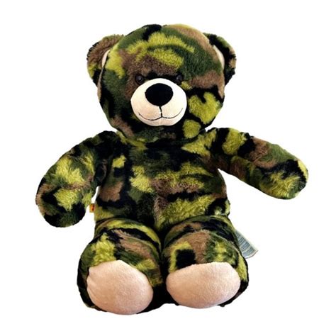 Build A Bear Toys Build A Bear Camo Teddy Bear 6 Army Military