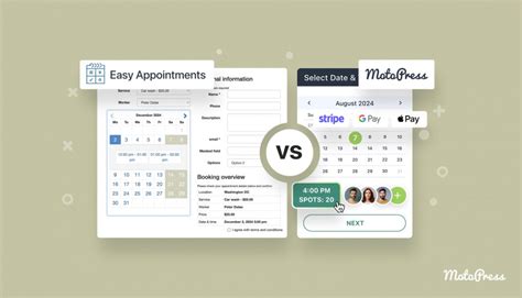 Comparing Easy Appointments Vs Appointment Booking Plugin Motopress