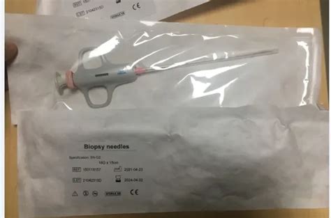 Disposable Semi Automatic Biopsy Gun Abram Pleural Biopsy Cannula