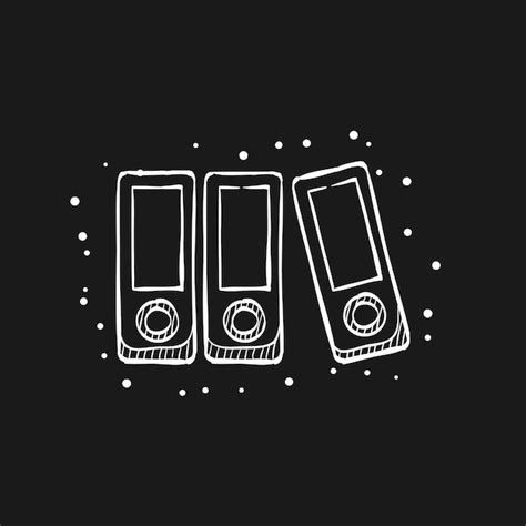 Premium Vector Office Folder Doodle Sketch Illustration