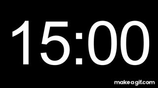 15 Minute HD COUNTDOWN TIMER No Sound On Make A