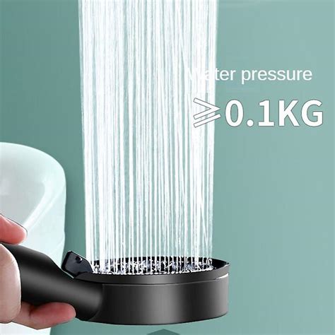 High Pressure Handheld Shower Head With On Off Switch Detachable Shower