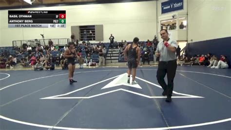157 Lbs 1st Place Match Basil Othman San Francisco State Vs Anthony Berg Cal Poly Slo