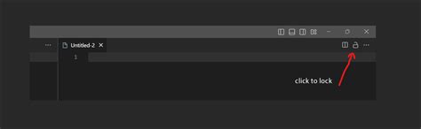 Add `lock Group` Icon Next To The Split Editor Icon Onoff Basis