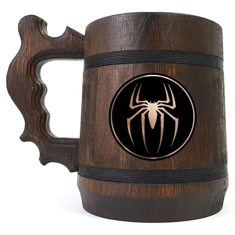 Spider Man Beer Mug Groomsman Beer Tankard Marvel Comics Etsy