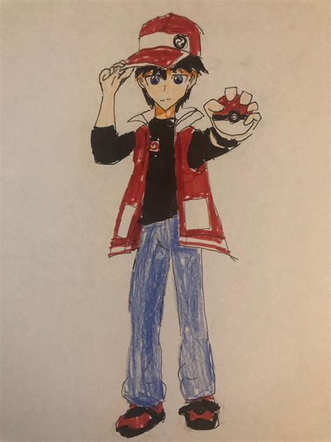 Katsuo Kazuraba Pokemon Red By Infloenixanime090 On Deviantart