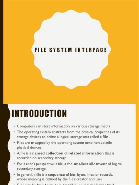 file systems pdf file system computer file