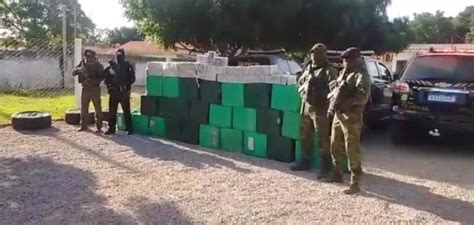 Pf Apreende Uma Tonelada De Cocaína Jogada De Avião Em Mt Folhamax