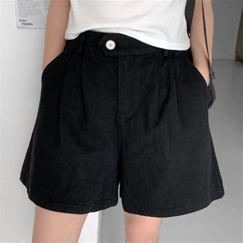 아더먼데이 탄탄소재🖤뒷밴딩 모던버튼 에이핏 면바지 하이웨스트 여름신상 면반바지 하프팬츠 하프슬랙스 에이라인 핀턱팬츠 여자면바지