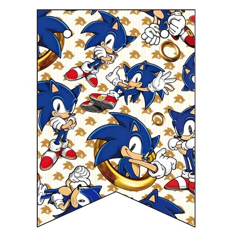 Sonic Birthday Banner Sonic Birthday Birthday Banner Free Printable
