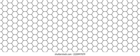 Hexagon Geometric Pattern Seamless Hex Background Stock Vector Royalty Free 2220997079