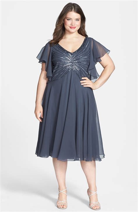 J Kara Beaded Dress Plus Size Nordstrom
