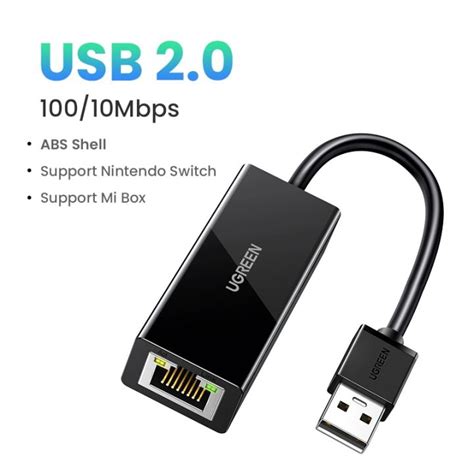 Ugreen Adaptor Ethernet Usb Usb 3 0 1000mbps Kartu Jaringan Usb Rj45