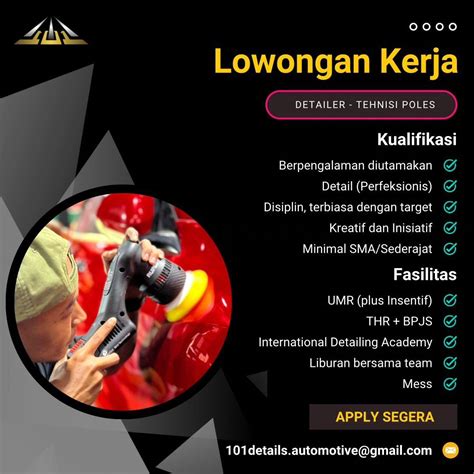 Lowongan Kerja Maret 2024 Teknisi 101 Details Di Solo Info Loker Solo