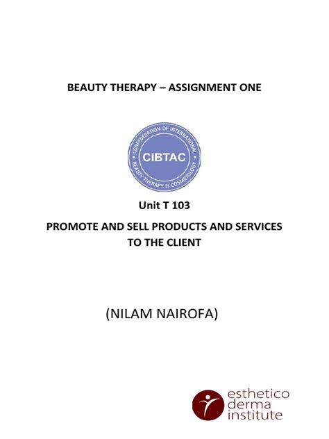 Cover Assignment Cibtac Fix Dr Nilam Pdf