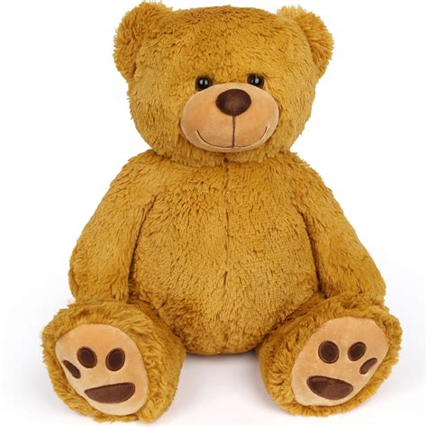 Toys Stuffed Animals & Plushies Plushy rag toy bear Brown textile toy ...