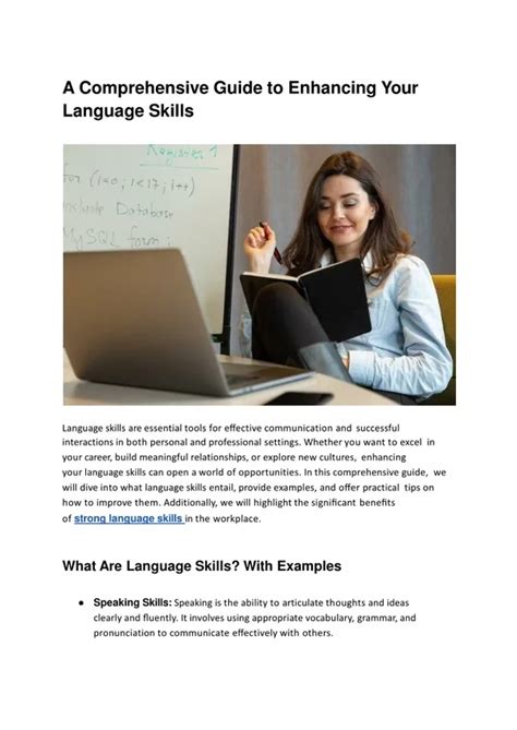 Ppt A Comprehensive Guide To Enhancing Your Language Skills Powerpoint Presentation Id 12382275