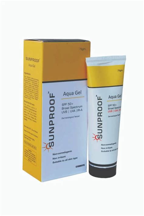 Sunproof Aqua Gel Spf 50 At ₹ 500pack Jabalpur Id 2849086781330
