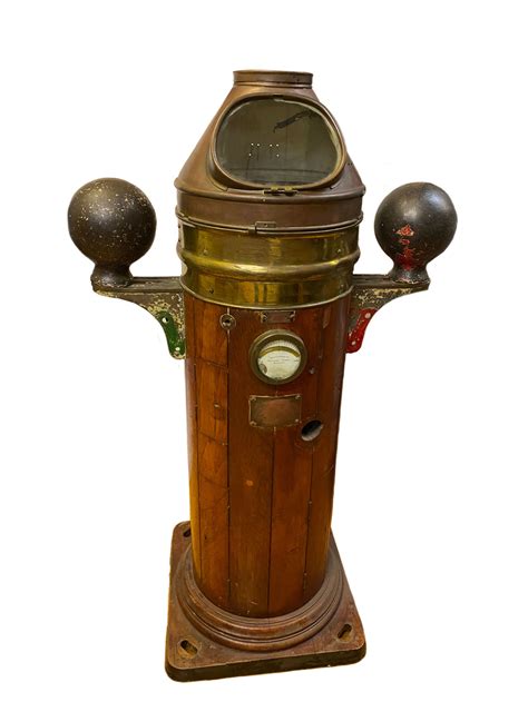 The Ships Compass And Its Binnacle South Street Seaport Museum