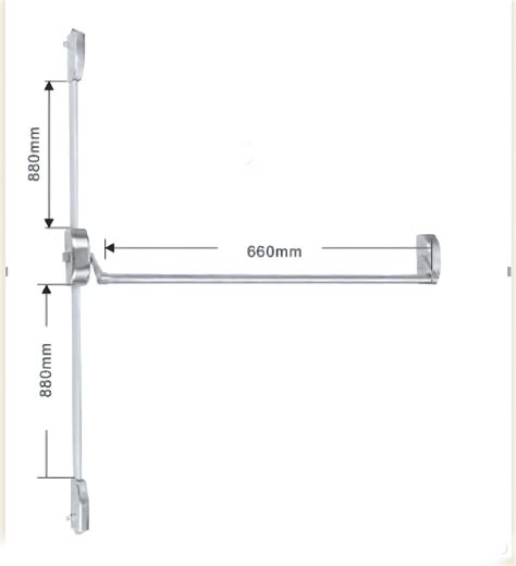 SUS Three Points Lock Panic Bar Exit DK S From China Manufacturer DOORCARE