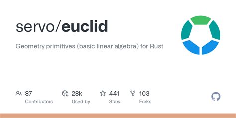 GitHub Servo Euclid Geometry Primitives Basic Linear Algebra For Rust