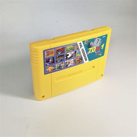 70 In 1 Super Nintendo Snes Video Game Compilation Pal Eur Version