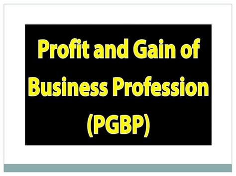 Pgbp Ppt