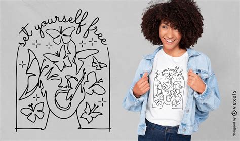 Feminist Freedom T Shirt Design Vector Download