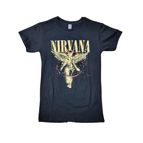 Nirvana In Utero Splatter Logo T Shirt Nh Vintage Vinyl
