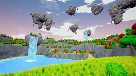 3d Stylized Game Environment Scene Map Game Assets 3d Game Environment