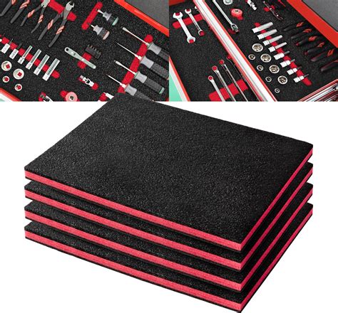 Amazon Com 6 Sets 18x 12 X 1 Inch Tool Box Foam Sets Includes 6 Tool Box Liner 1 Foam Cutter 2
