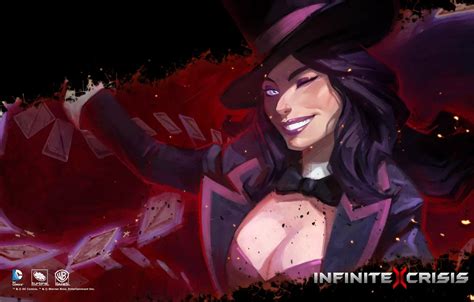 Wallpaper Dc Comics Zatanna Warner Games Infinite Crisis For Mobile