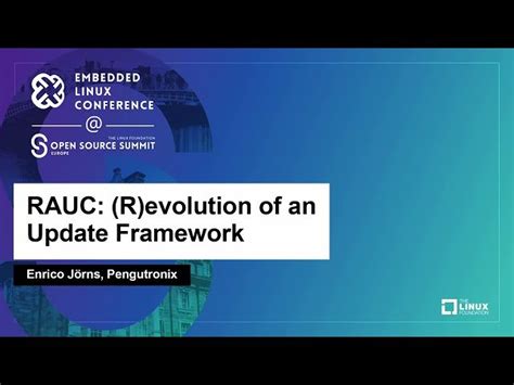 Free Video RAUC Evolution Of An Update Framework For Embedded Linux