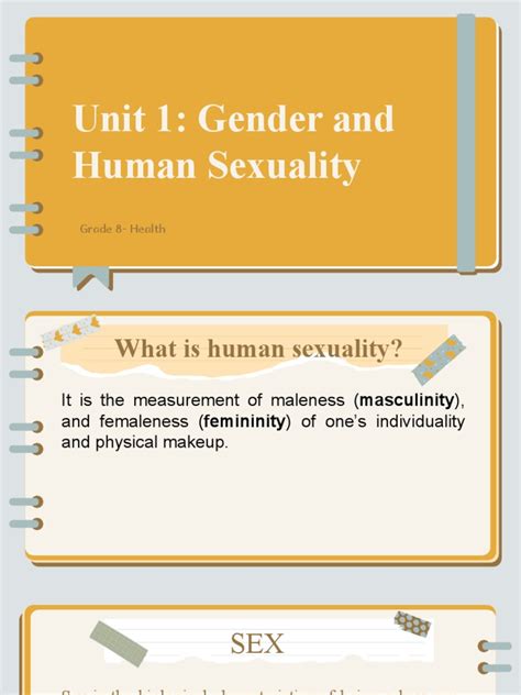 Grade 8 Health Pdf Sexual Orientation Gender