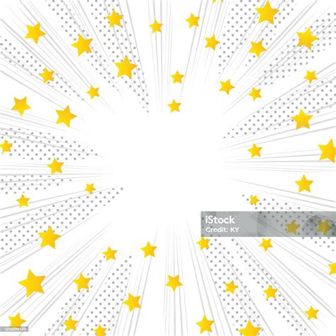 コミックバーストと星の背景ポップアートスタイル ポップアートのベクターアート素材や画像を多数ご用意 ポップアート 背景 白色