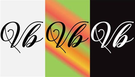Lettre Initiale Vb Logo Design Créatif Symbole Moderne Icône Monogramme