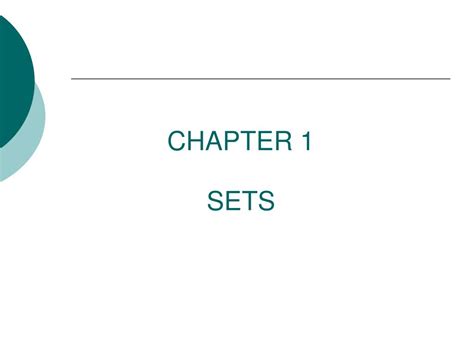 Ppt Chapter 1 Sets Powerpoint Presentation Free Download Id 3913018