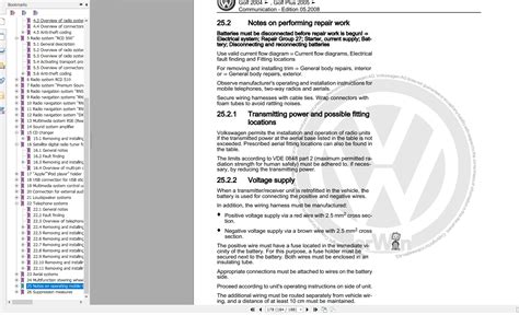 Volkswagen Golf And Golf Plus Service Manual EN