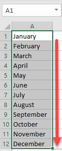 How To AutoFill Dates Or Months In Excel Google Sheets Auto VBA