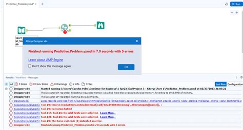designer predictive tools stopping at 22 alteryx community