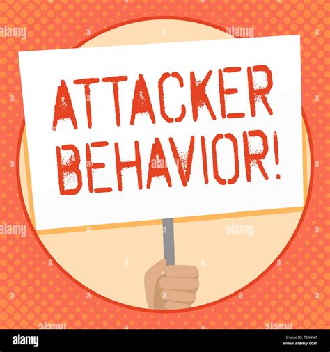 Writing Note Showing Attacker Behavior Business Concept For Analyze And Predict The Attacker