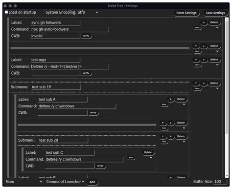 Script Tray Run Commands From Your System Tray