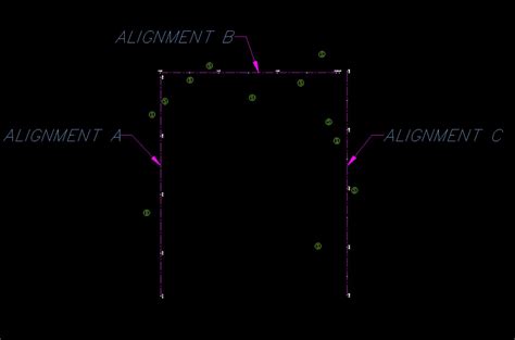 Dynamo Graph For Station Offset Labels With Multiple Alignments Civil