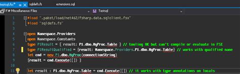In Type Declarations Provided Types Need To Be Refered Through Fully