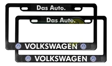 Juego Marcos Portaplacas Porta Placa Volkswagen