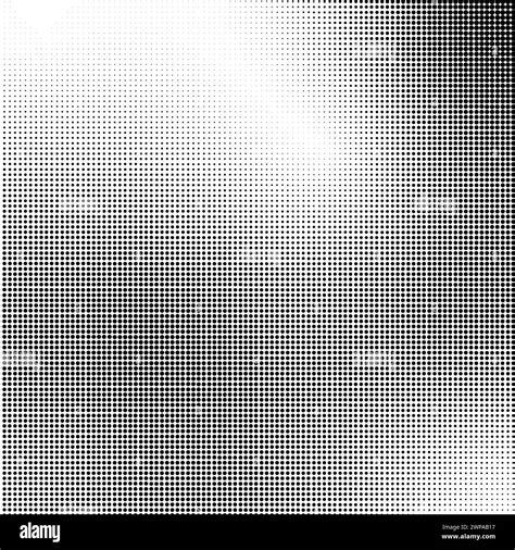 Grunge halftone vector background. Halftone dots vector texture. Abstract wave halftone black ...