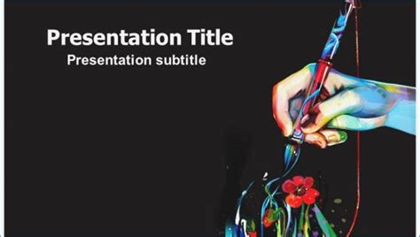 Art Powerpoint Templates Powerpoint Templates Art Artistic Powerpoint