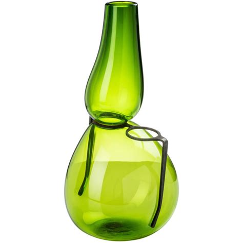 Venini Where Are My Glasses Single Lens Glass Vase In Green By Ron