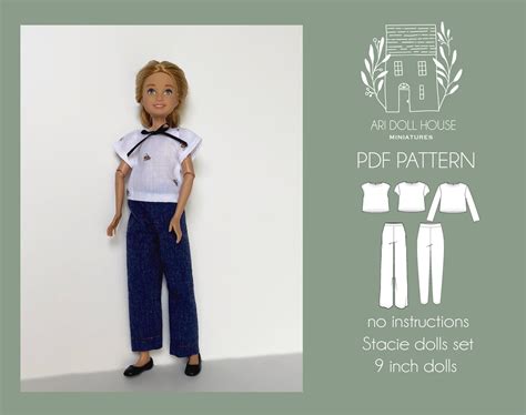Pdf Pattern Stacie Set Shirt Trousers Pdf Sewing Pattern Instant